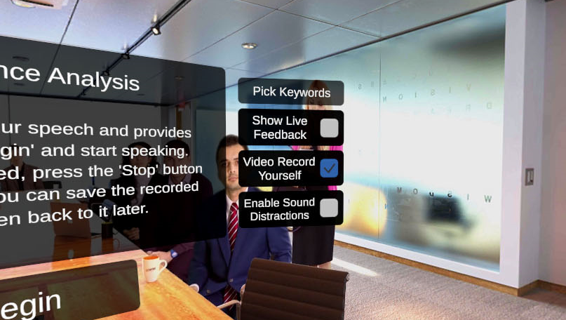 Review your body language – VirtualSpeech Help Center