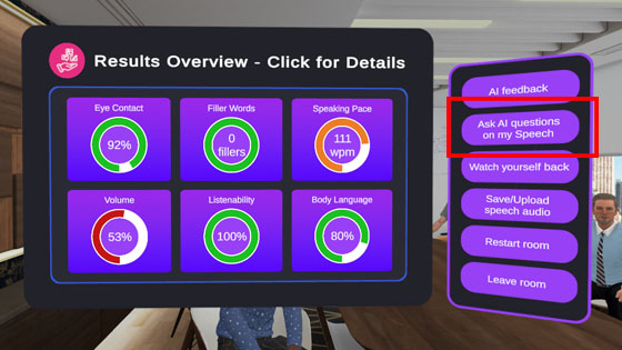 AI-generated and uploaded questions – VirtualSpeech Help Center