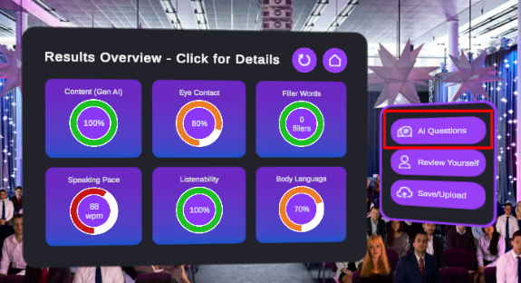 AI-generated and uploaded questions – VirtualSpeech Help Center